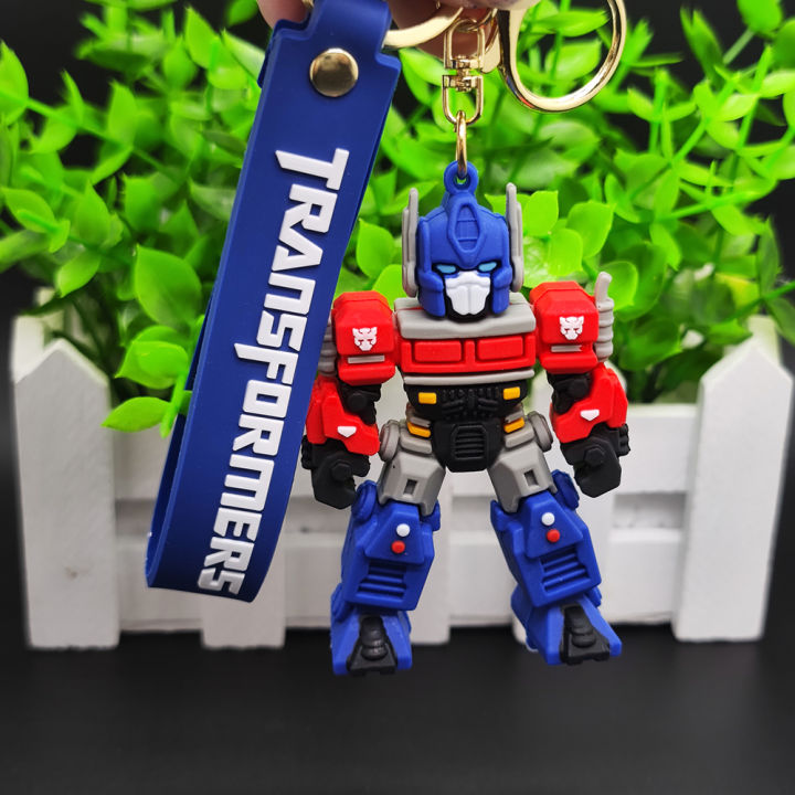 New Movie Optimus Prime Keychains Transformer Car Keychain Kids Bag ...