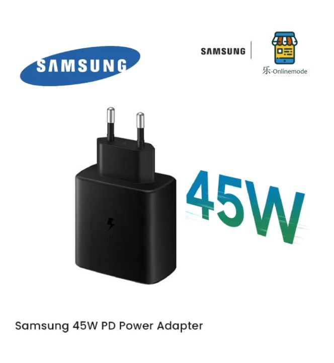 Samsung 45W USB C to C PD Charger Super Fast Charging Adapter Wall Charger Super fast Travel ...