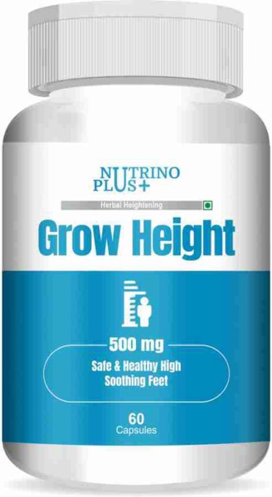 NutrinoPlus Grow Height, Body Growth Support 500mg Height Supplement ...