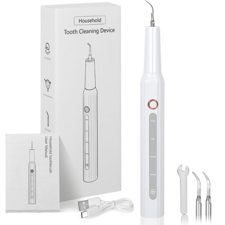 Handheld, portable, electric ultrasonic tartar remover, dental scaler ...