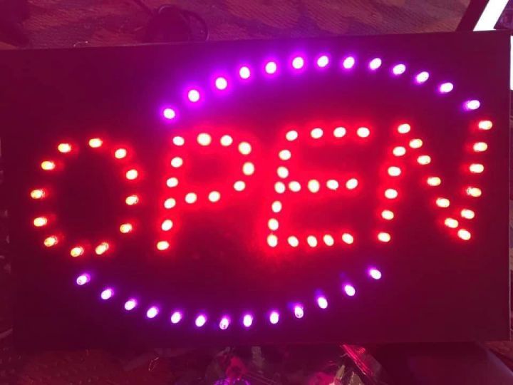 Open boad | led board | led sign board | open sign board | shop open ...