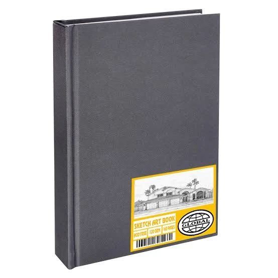 Global A4 Hard bind sketch book 160 pages | Daraz.pk