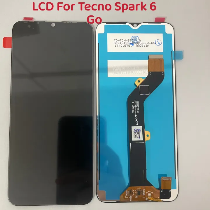 New Tested LCD Replacement For Tecno Spark 6 GO / SPARK GO 2020 KE5 LCD ...