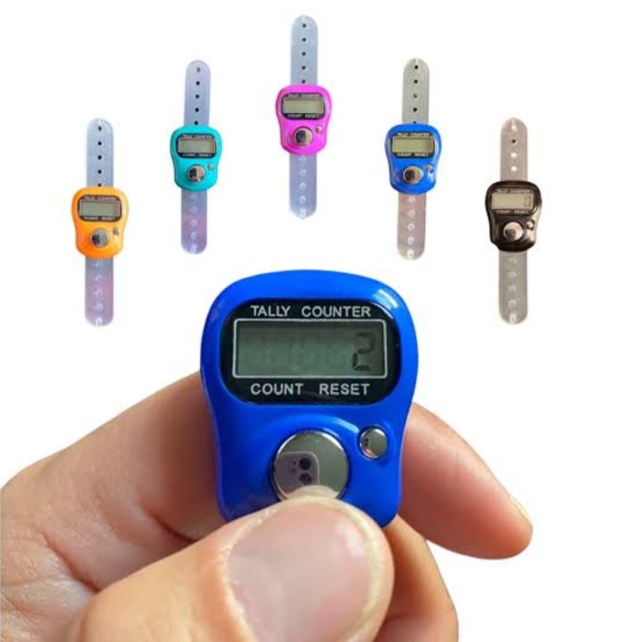 Digital Tasbeeh Counter – Mini Hand Ring Finger 5-Digit Portable ...