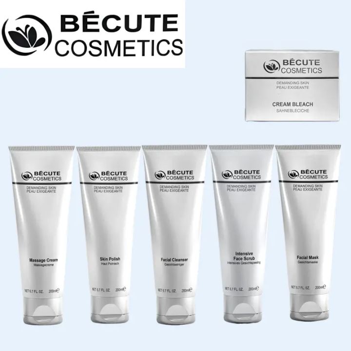 Becute Cosmetics Facial Kit (200ml Each) Pack of 5 + FREE Cream Bleach ...