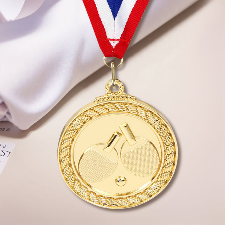 5cm Ping Pong Medal Table Tennis Award Medals Gold/Silver/Bronze Medal ...