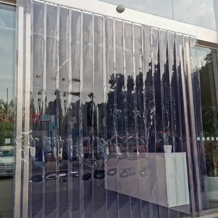 Indoor and Outdoor Transparent Air Conditioning Soft Curtain Strip ...