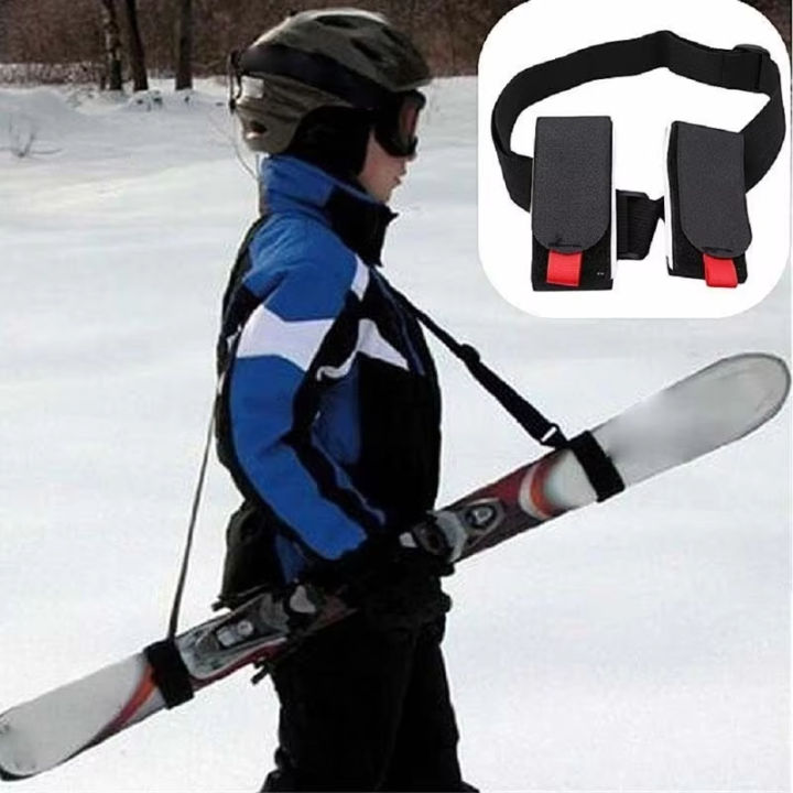 Nylon Skiing Pole Shoulder Hand Carrier Lash Handle Straps Adjustable ...
