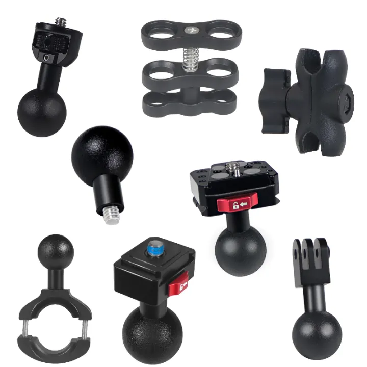 25mm Ball Head Adapter Socket Arm Mount Quick Swicth Plate for Insta360 ...