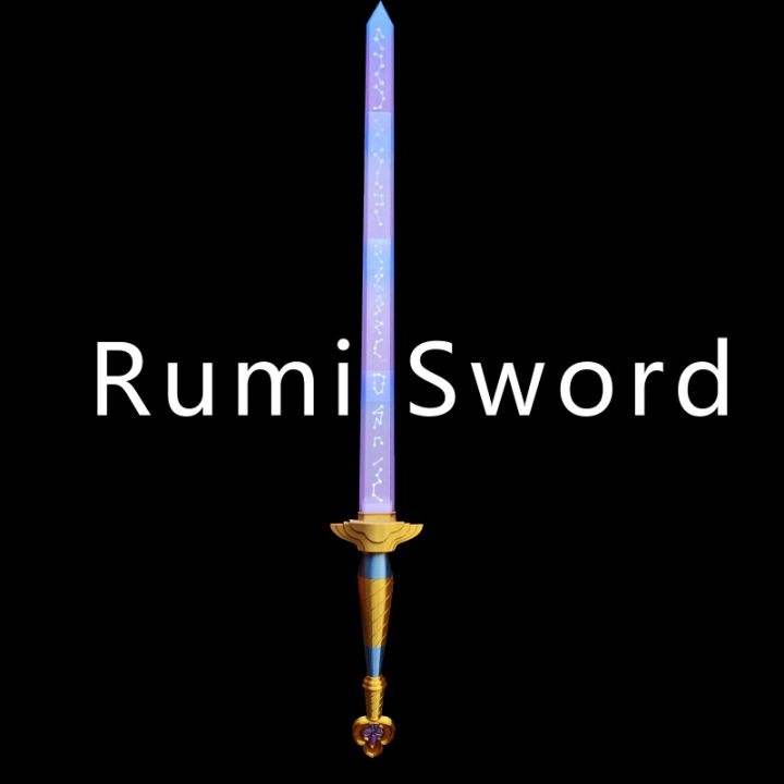 Demon Hunter of KPop Rumi Cosplay Long Sword Props Adult Fantasia ...