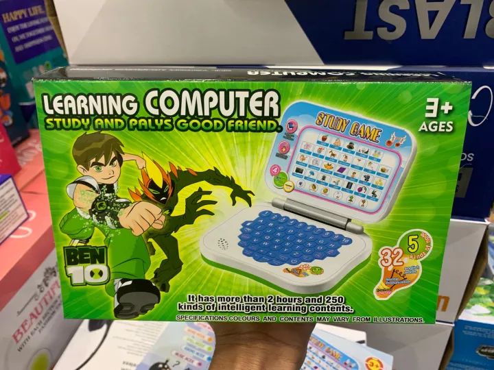 Ben 10 Theme Kids Early Learning Educational Laptop| kids laptop ...