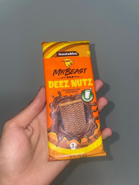 MrBeast Feastables Deez Nutz 60 Grams Each | Daraz.pk