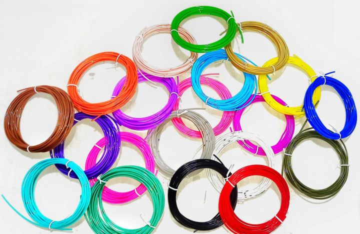 10 Colour 3d Pen Drawing PLA Refill Filament Plastic ink wire ...