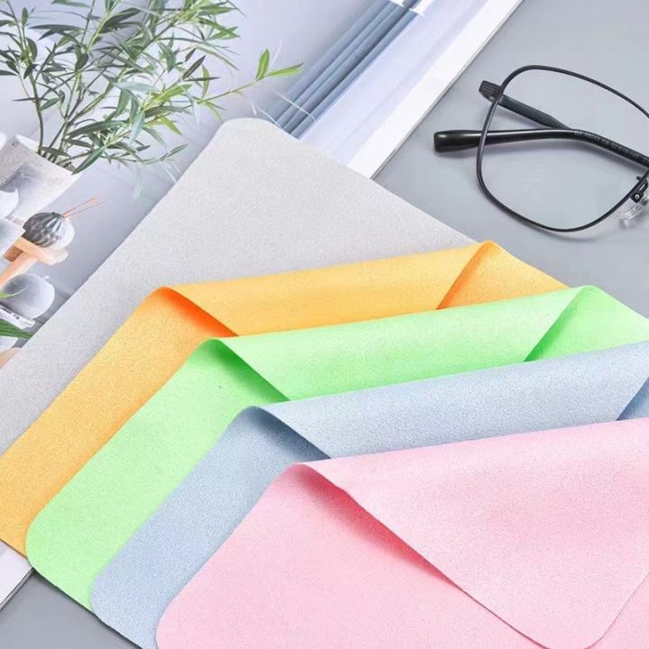 5PCS Eyeglass Cleaning Cloth Microfiber Adaptable For Screens Lenses ...