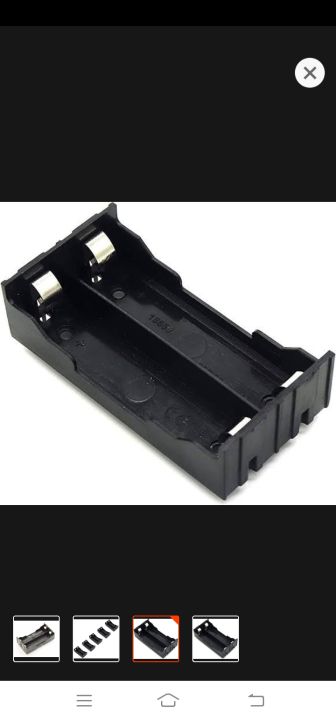 18650 lithium ion cell holder,Dual slots | Daraz.pk