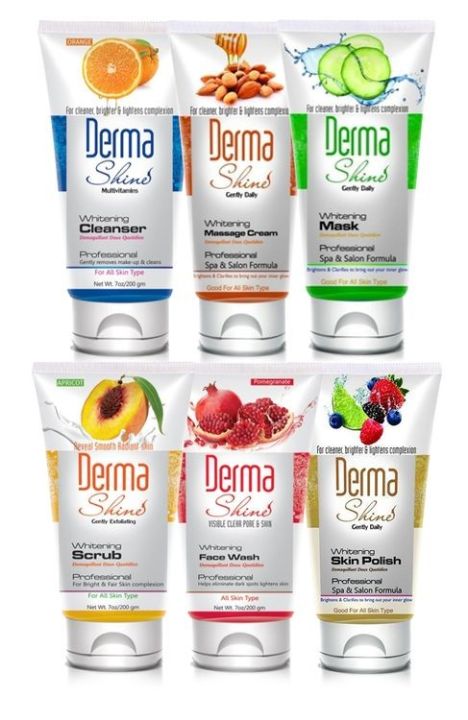 Derma Shine Pack of 6 Facial Kit 70ml | Daraz.pk