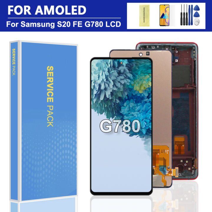 6.5'' For AMOLED S20 FE Display, for Samsung S20 Fan Edition G780F LCD ...
