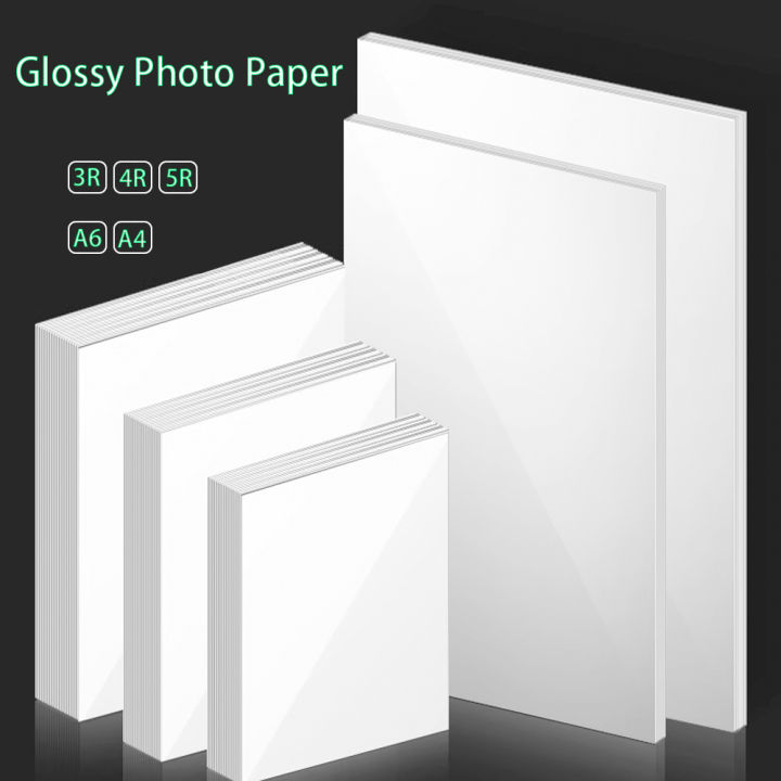 High Quality A4 3R 4R 5R A6 6 Inch Glossy Photo Paper 100/20sheets High ...