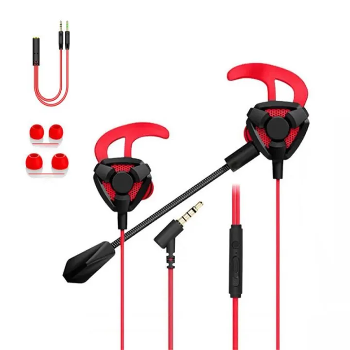 Redcolurful G9 Gaming Headset Gamer Earphone With Computer Adapter ...