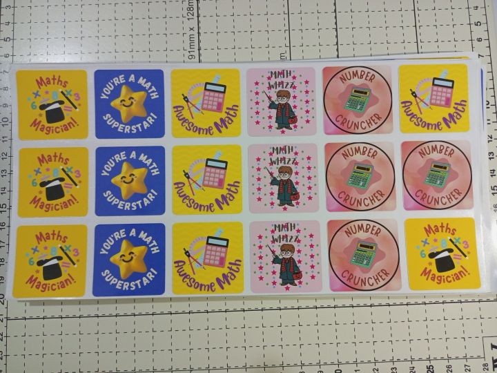 Maths Appreciation Stickers for Mathematics Students and Teacher | Daraz.pk