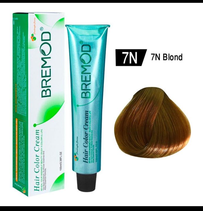 Bremod 7N Biondo Hair Color Cream With Developer | Daraz.pk
