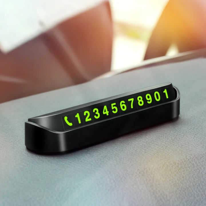 Temporary parking signs for cars, moving car numbers, car phones ...