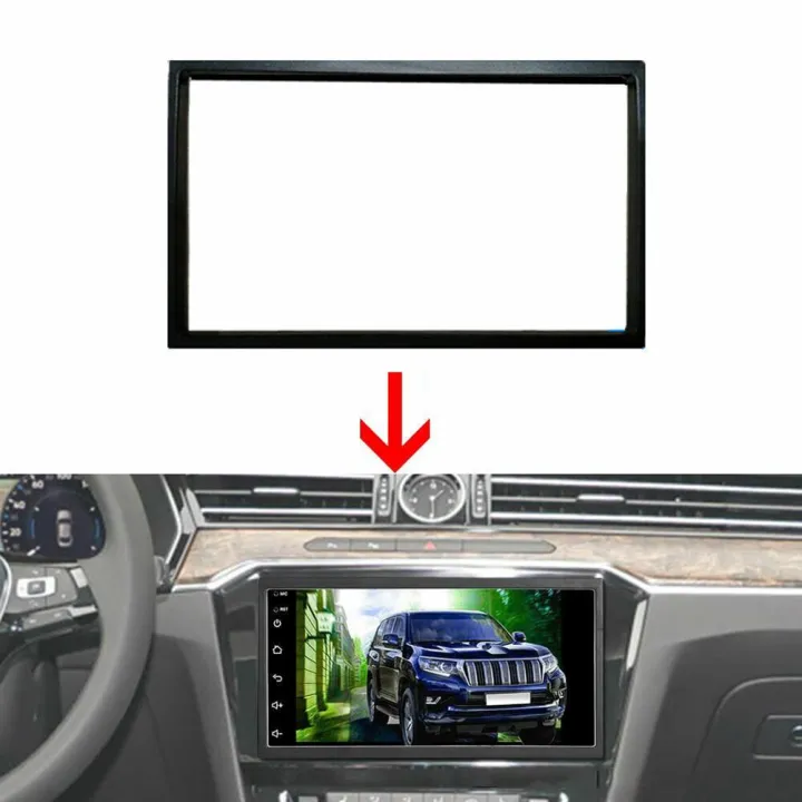 Universal Car Stereo Radio Panel 2Din Frame Surround Panel For 7 Inch ...