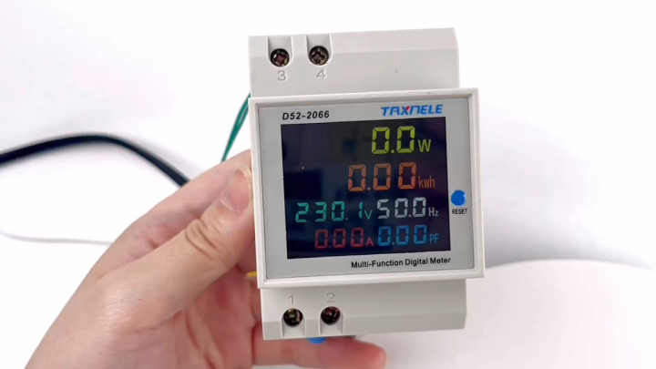 6IN1 Din rail AC monitor 110V 220V 380V 100A Voltage Current Power ...