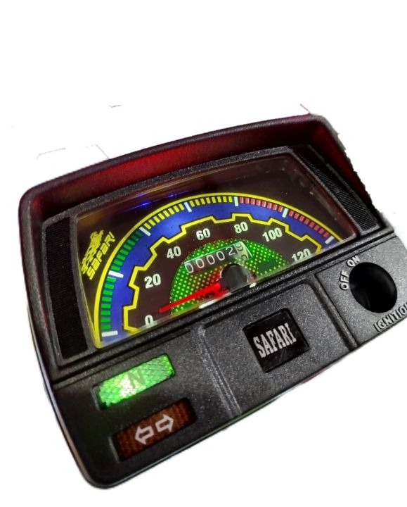 Safari 70cc Speedo meter speed with led lights for motorcycle | Daraz.pk