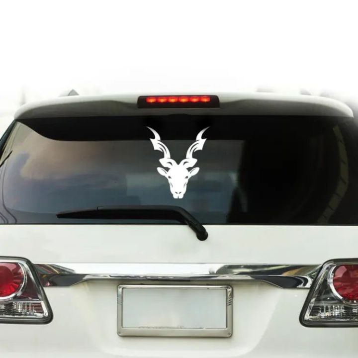 Markhor sticker for car back mirror 12x10 inch | Daraz.pk