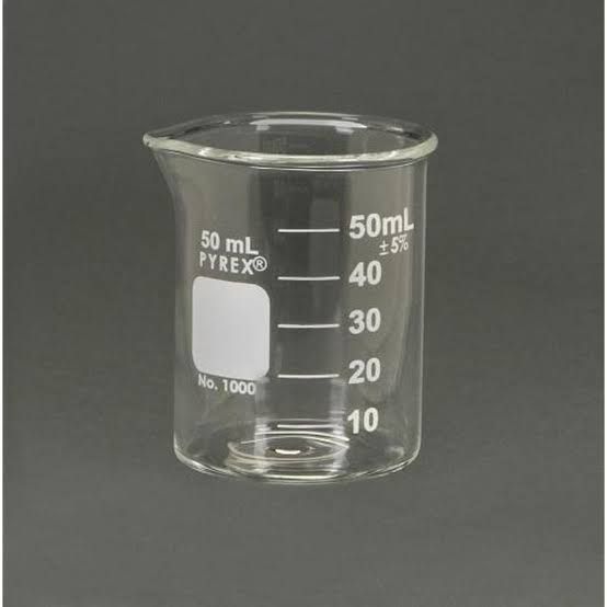 Pyrex 50ml Hard Glass Beaker for laboratory use | Daraz.com.bd