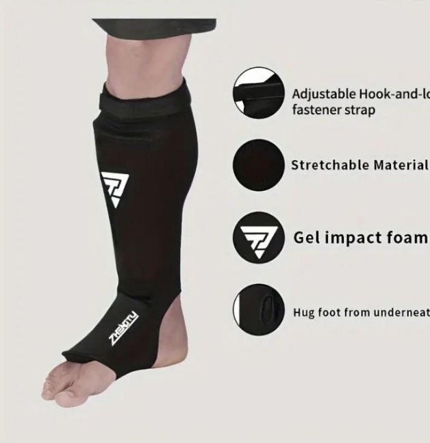 Boxing MMA Instep Ankle Protector – Foot & Leg Protection Pad for TKD ...