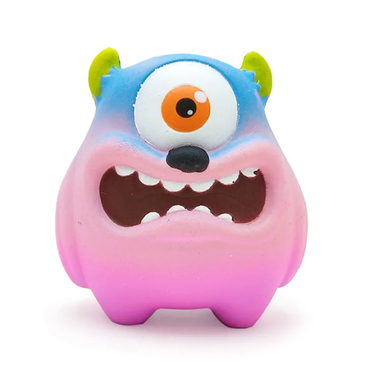Jumbo Big Eye Adorable Monster Squishies Scented Soft Squishy Slow ...