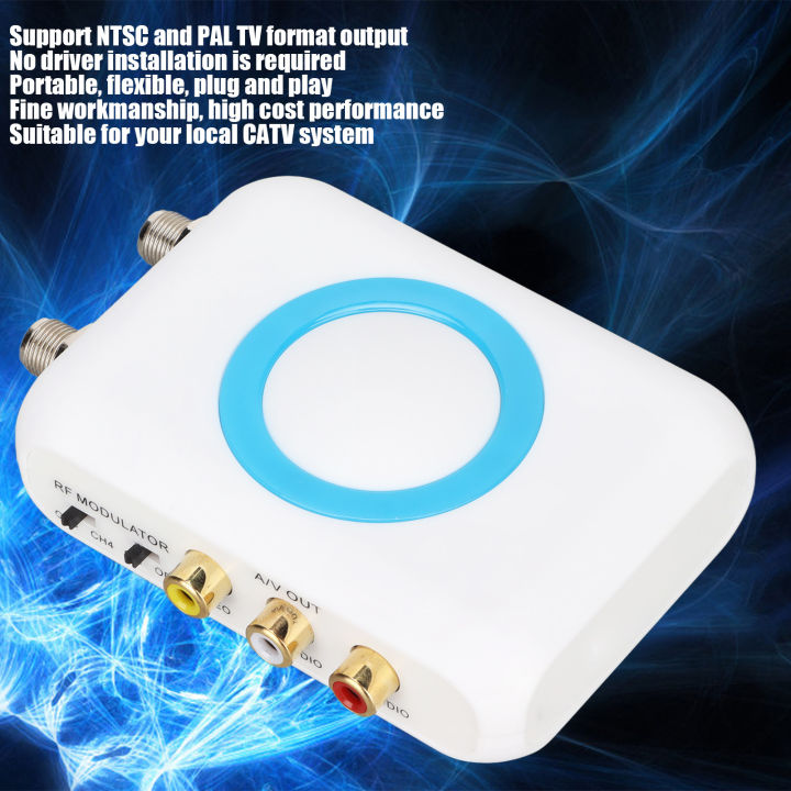 CATV Modulator HDM66 HD Modulator Support PAL/NTSC Format Output to RF ...