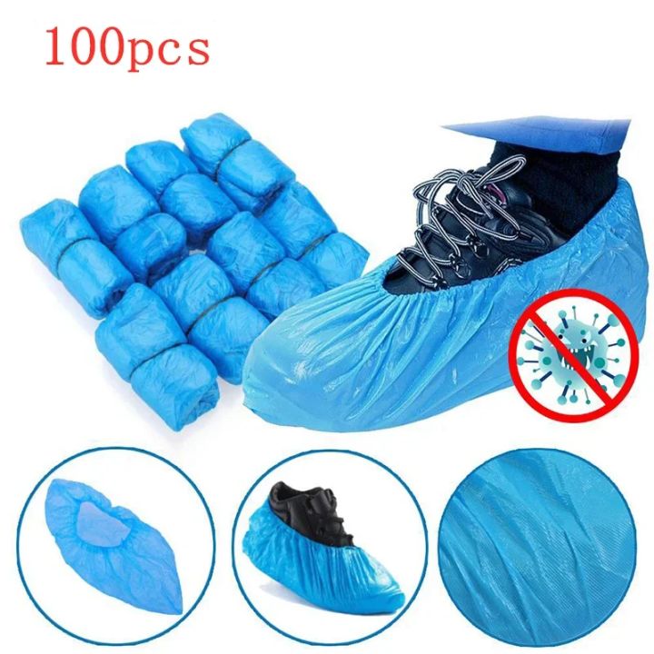 Disposable Shoe Covers Hygienic Non-Slip Boot Covers for Home Hospital ...