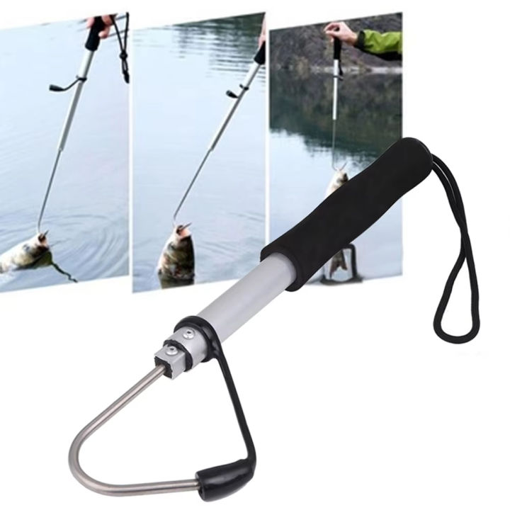 Scalable Fish Grip with Barbs Fishing Gig Harpoon Metal Fishing Gaff ...