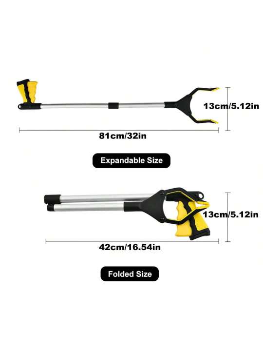 New Foldable Gripper Hand Tool Collapsible Garbage Grabber Litter ...