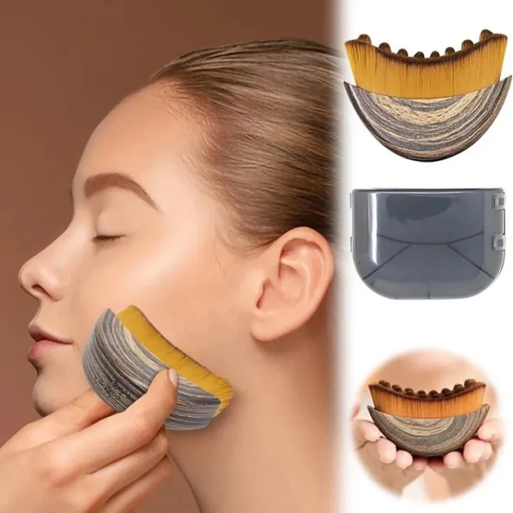Lymphatic Contour Face Brush, Durable Facial Lymphatic Drainage ...