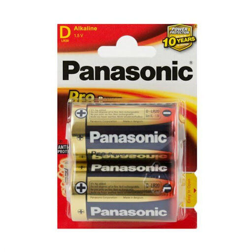 Panasonic alkaline size D (large) 1.5V | Shop.com.mm
