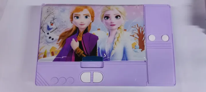 Purple color pencil case for girls full function with 3 pencil | Daraz.pk