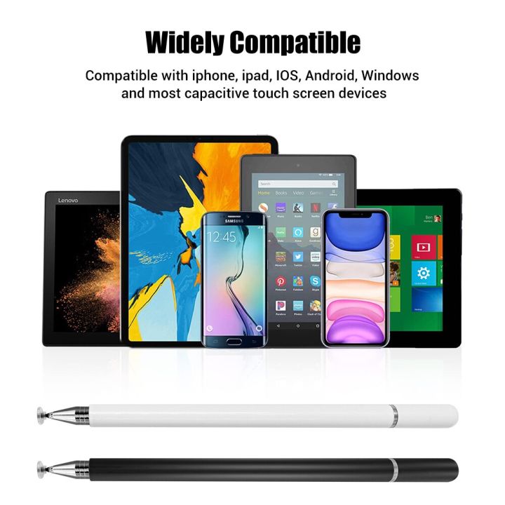 2in1 Stylus Pen Universal Drawing Tablet Capacitive Screen Touch Pen ...