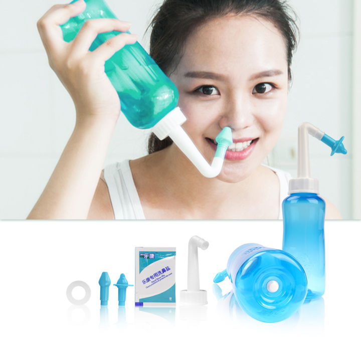 300ml 500ml Nasal Irrigator Rinse Bottles Waterpulse Nose Wash Cleaner ...