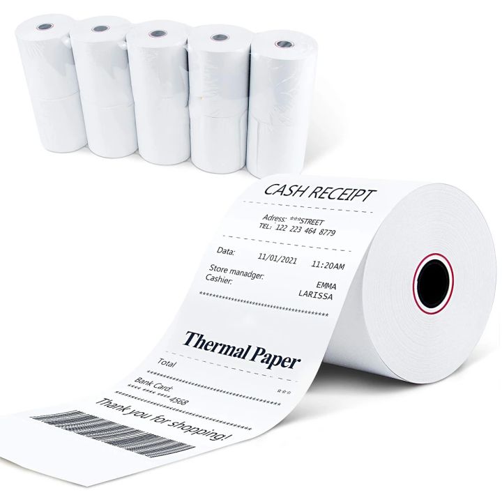 57x40mm Cash Registers Paper Thermal Credit Card Papers For POS ...