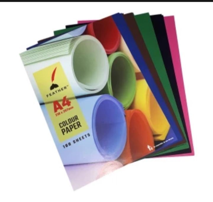 A4 COLOUR SHEETS 100 DARK COLOUR (10 COLOUR MIXED) | Daraz.lk