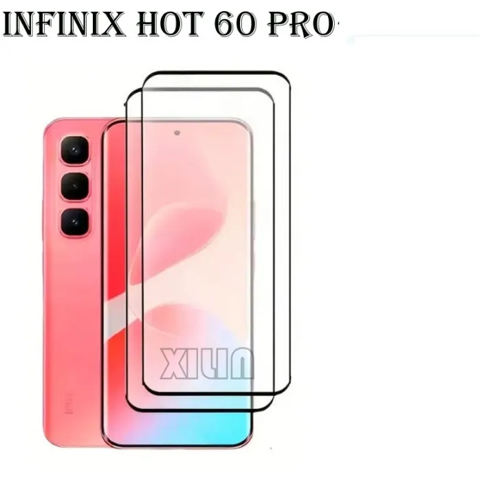 infinix Hot 60 Pro Tempered Glass Protector | Screen Protector | HD ...