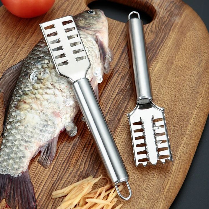 1PC Stainless Steel Fish Scale Knife Scale Scraper Sawtooth Scraping Boning Filleting Cut Scrape ...
