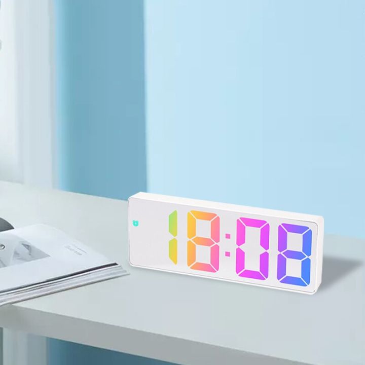 Led Digital Intelligent Electronic Clock Kitchen Timer Bedroom Bedside ...