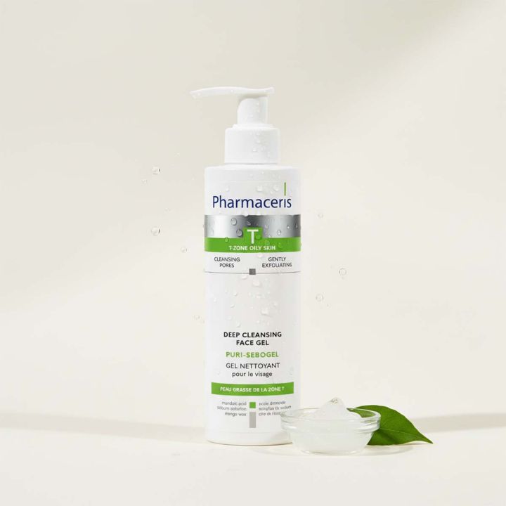 PHARMACERIS T ANTIBACTERIAL GEL WASH T FOR THE FACE PURI-SEBOGEL 190 ML ...