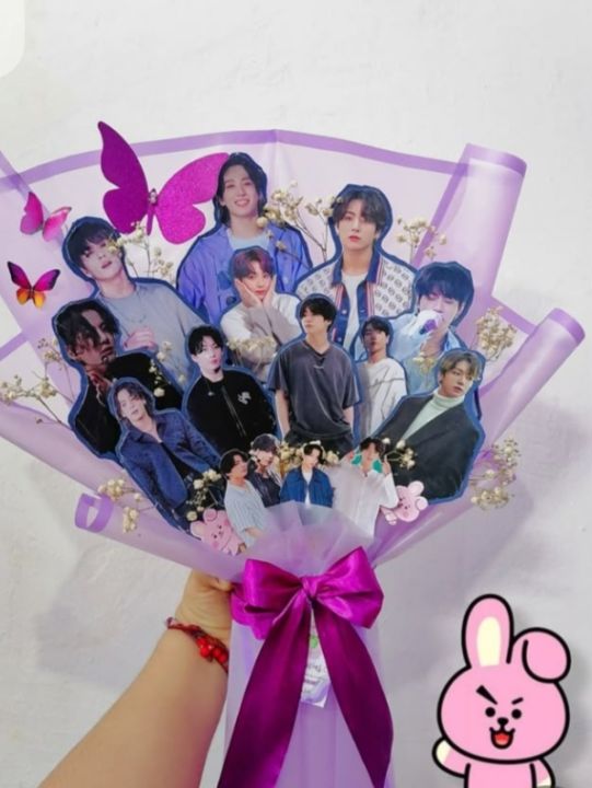 Handmade BTS Bouquet – Decorative Gift for Birthdays & Special Occasions | Daraz.pk