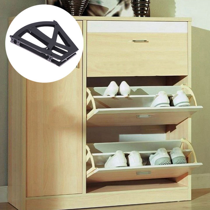 Shoes Drawer Cabinet Hinge Rack Plastic Foldable Shelf Fitting Hardware ...